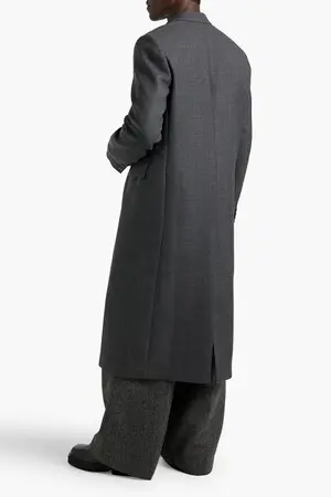 Dries Van Noten Doublebreasted Wooltwill Coat