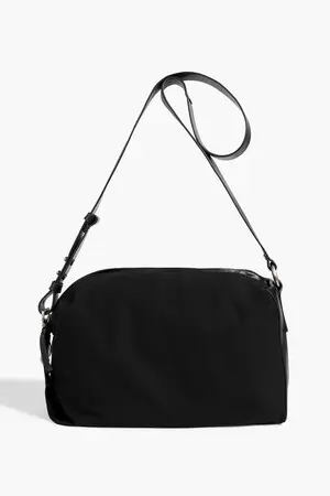 Dries Van Noten Canvas Messenger Bag - Black