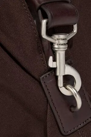 Dries Van Noten Canvas Messenger Bag - Dark Brown