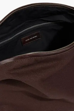 Dries Van Noten Canvas Messenger Bag - Dark Brown