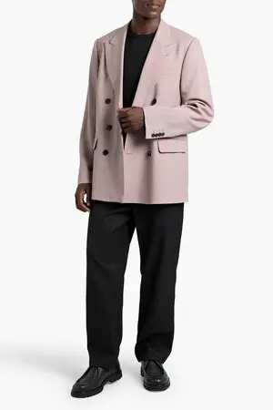 Dries Van Noten Doublebreasted Wooltwill Blazer