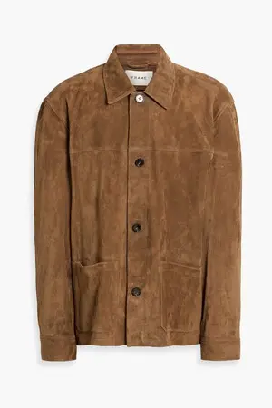 FRAME Suede Jacket - Brown