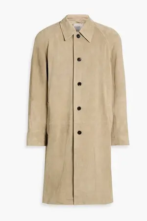 FRAME Suede Coat - Beige