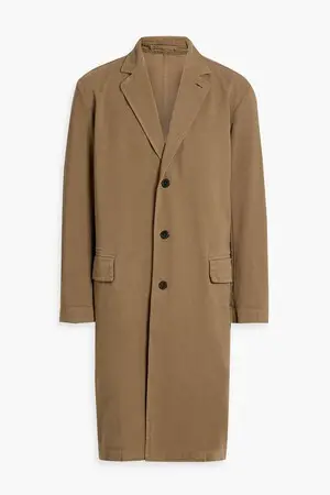 Dries Van Noten Cottontwill Coat - Taupe