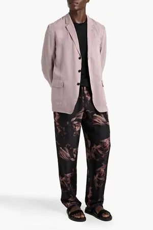 Dries Van Noten Cupro Blazer
