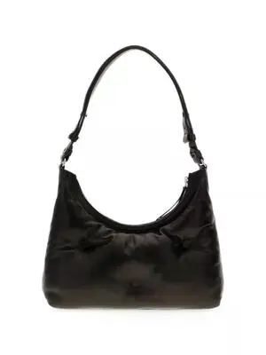 MAISON MARGIELA Glam Slam Leather Shoulder Bag - Black