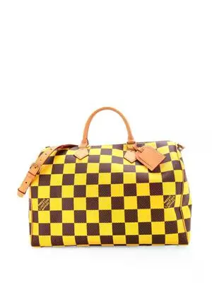 LOUIS VUITTON Speedy Bandouliere Bag Damier Pop 50 Travel Bag - Yellow
