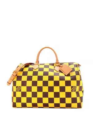 LOUIS VUITTON Speedy Bandouliere Bag Damier Pop 50 Travel Bag - Yellow