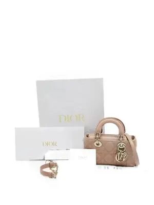 Dior 2025 Lady D-joy Micro Cannage Tote Bag