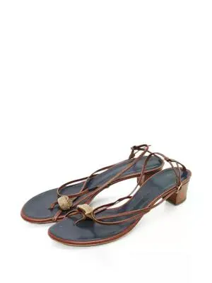 GIUSEPPE ZANOTTI Crystal-embellished Thong Sandals