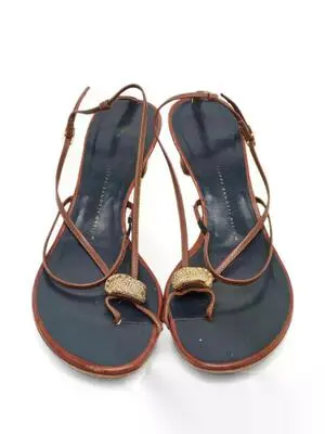 GIUSEPPE ZANOTTI Crystal-embellished Thong Sandals