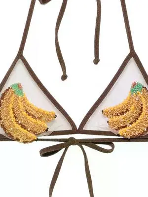 MAZZEI Embellished Halterneck Bikini