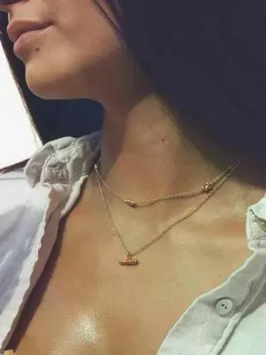 AUREE JEWELLERY Havana T-bar Necklace