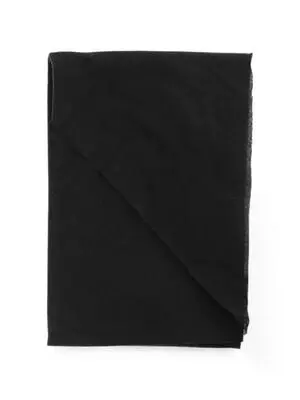 Faliero Sarti Triangular Cashmere Scarf - Black