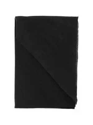 Faliero Sarti Triangular Cashmere Scarf - Black