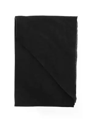 Faliero Sarti Triangular Cashmere Scarf - Black