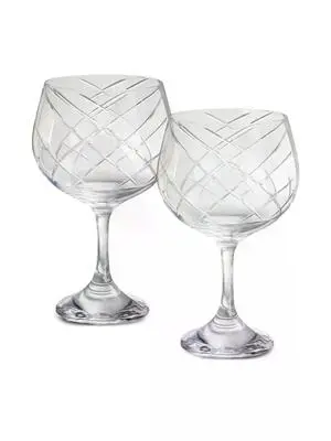 ROSENTHAL 2026 Vyras Cross-cut Gin Glasses - White