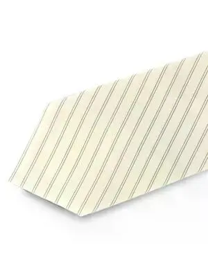 Auralee Striped Wool Twill Neck Tie