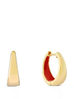 AUREE JEWELLERY Havana Huggie Hoop Earrings - Gold
