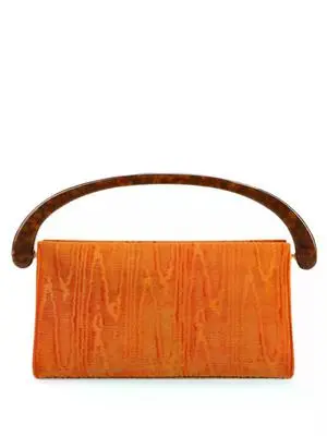 Dries Van Noten Small Velvet Bag - Orange