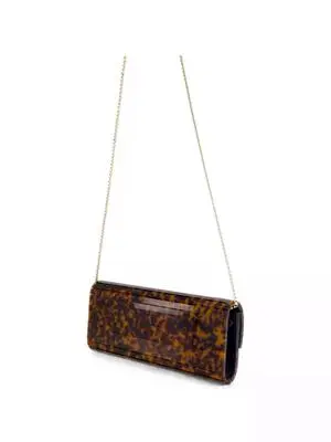 JIMMY CHOO Sweetie Tortoiseshell-effect Clutch Bag