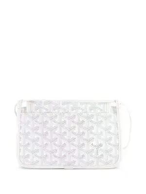 Goyard Plumet Clutch Wallet In Coated Canvas - White