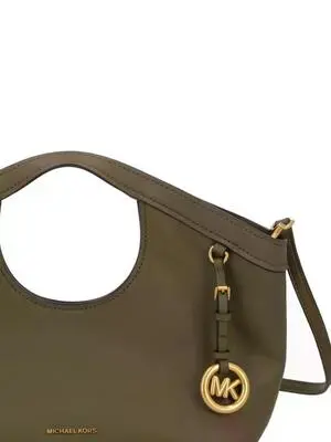 Michael Kors Small Haddie Leather Tote Bag - Green