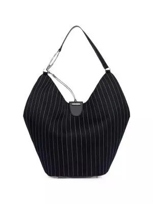 DONDUP Large Pinstripe-pattern Shoulder Bag