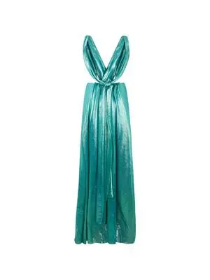 Alberta Ferretti Spaghetti Strap Evening Dresses