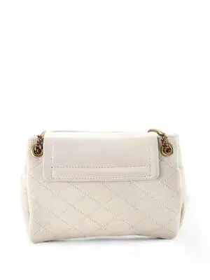 Saint Laurent Nolita Satchel Quilted Leather Mini Crossbody Bag - Neutrals