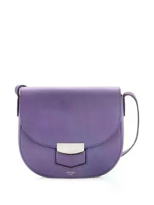 Celine Trotteur Grainy Leather Small Crossbody Bag