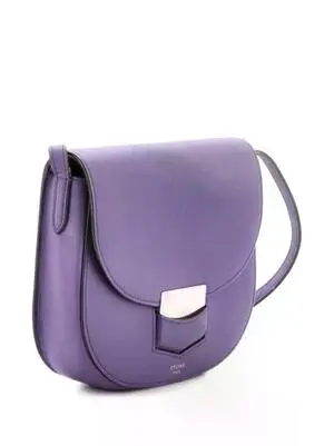 Celine Trotteur Grainy Leather Small Crossbody Bag