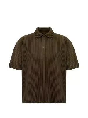 Issey Miyake Pleated Shirt - Brown