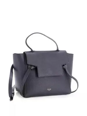 Celine Belt Bag Textured Leather Pico Shoulder Bag