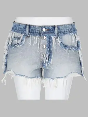 Alexander Wang Shorts With Fringe Detail