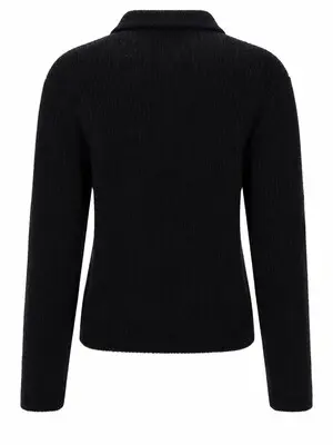 Our Legacy Mazzy Polo" Knit Top - Black