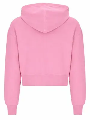 Versace Felpa Cropped Con Logo
