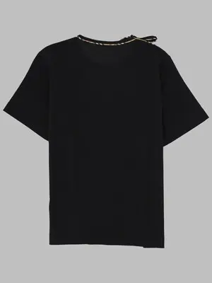 Burberry T-shirt In Cotone Con Fiocco