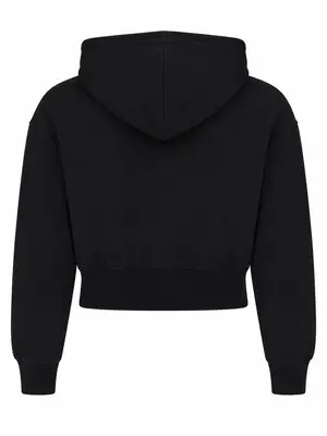 Versace Cropped Logo Hoodie