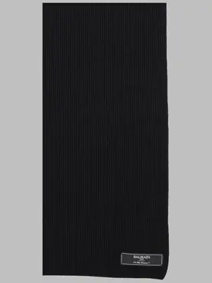 Balmain Sciarpa In Lana Merino