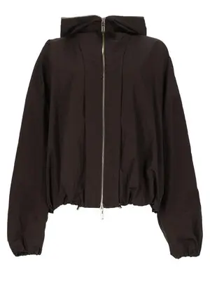 Sportmax Impermeabile Corto In Tessuto Stropicciato