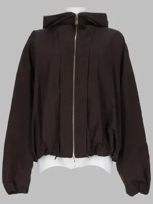 Sportmax Impermeabile Corto In Tessuto Stropicciato