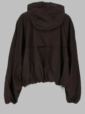 Sportmax Impermeabile Corto In Tessuto Stropicciato