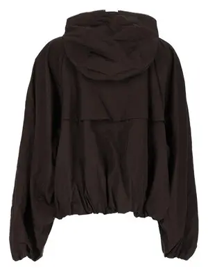 Sportmax Impermeabile Corto In Tessuto Stropicciato