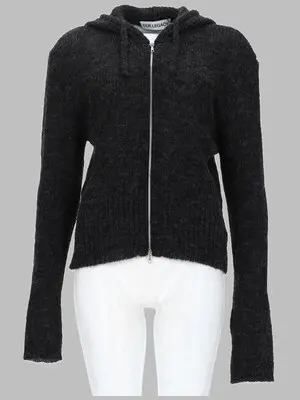Our Legacy Compact" Zip-up Knit Hoodie