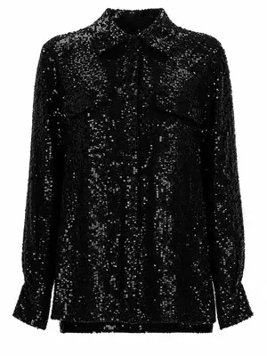 P.a.r.o.s.h P. A.r. O.s. H. Camicia "gadget" Con Paillettes - Black
