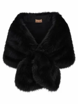 LEON & LOULOU PARIS Faux Fur Stole