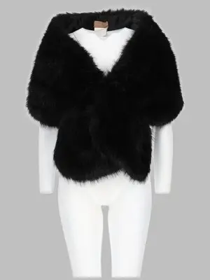 LEON & LOULOU PARIS Faux Fur Stole
