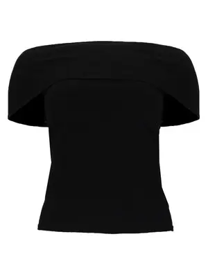 CIRCUS HOTEL Top In Viscosa - Black
