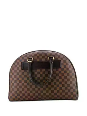 LOUIS VUITTON Nolita Handbag Damier 24 Heures Satchel - Brown